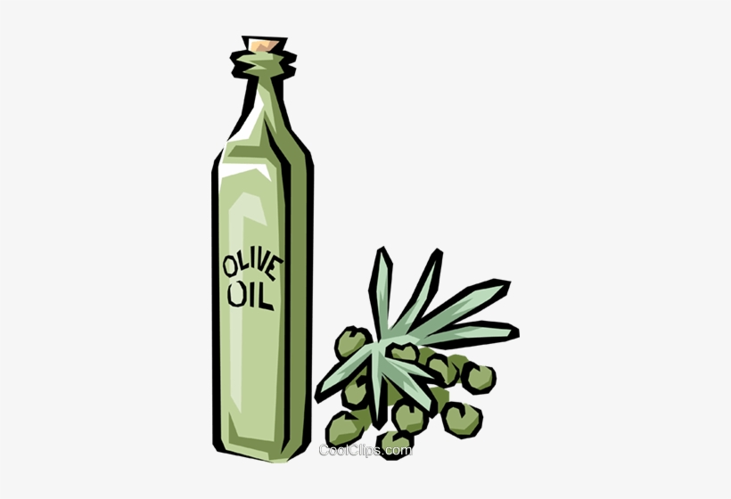 Olive Oil Royalty Free Vector Clip Art Illustration - Olive Oil Clip ...