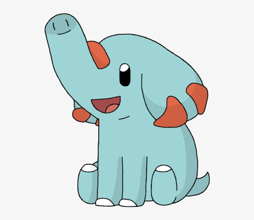 Phanpy By Yodapee-d6225qa - Elephant Pokemon Name Transparent PNG ...