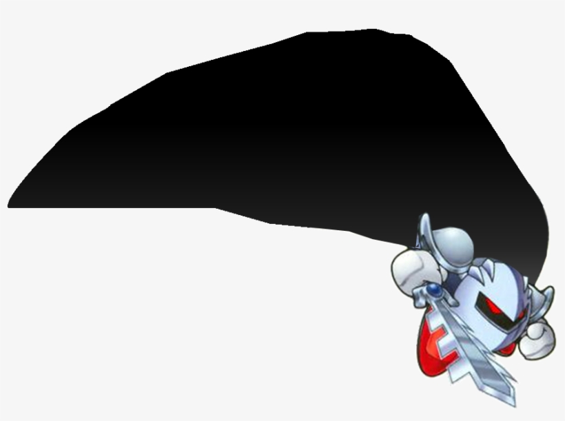 Dark Meta Knight - Shadow Kirby Dark Meta Knight Transparent PNG ...