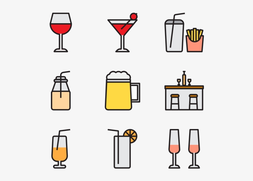 Alcohol Icon Packs Svg Psd Png - Drink Transparent PNG - 600x564 - Free ...