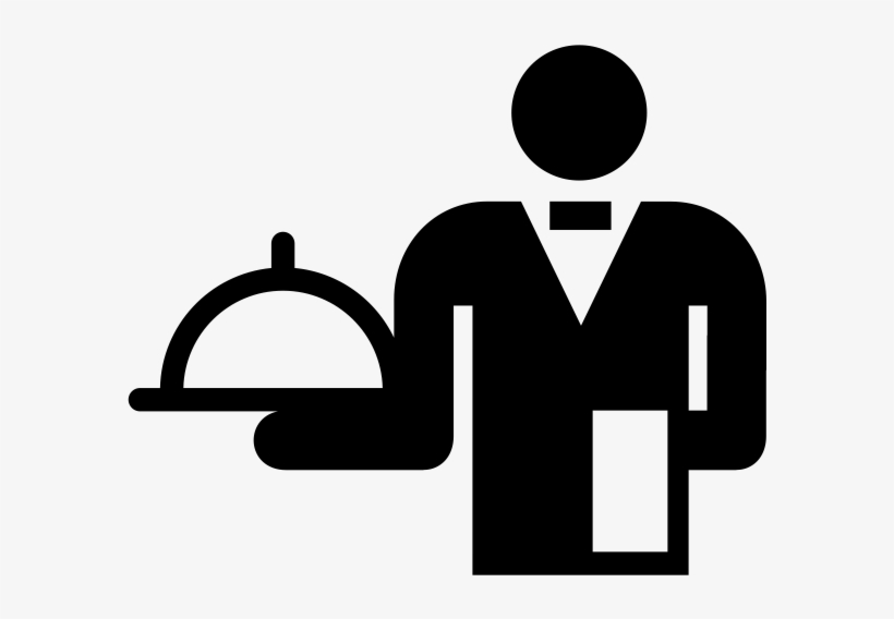 Waiter Rubber Stamp - Illustration Transparent PNG - 600x600 - Free ...