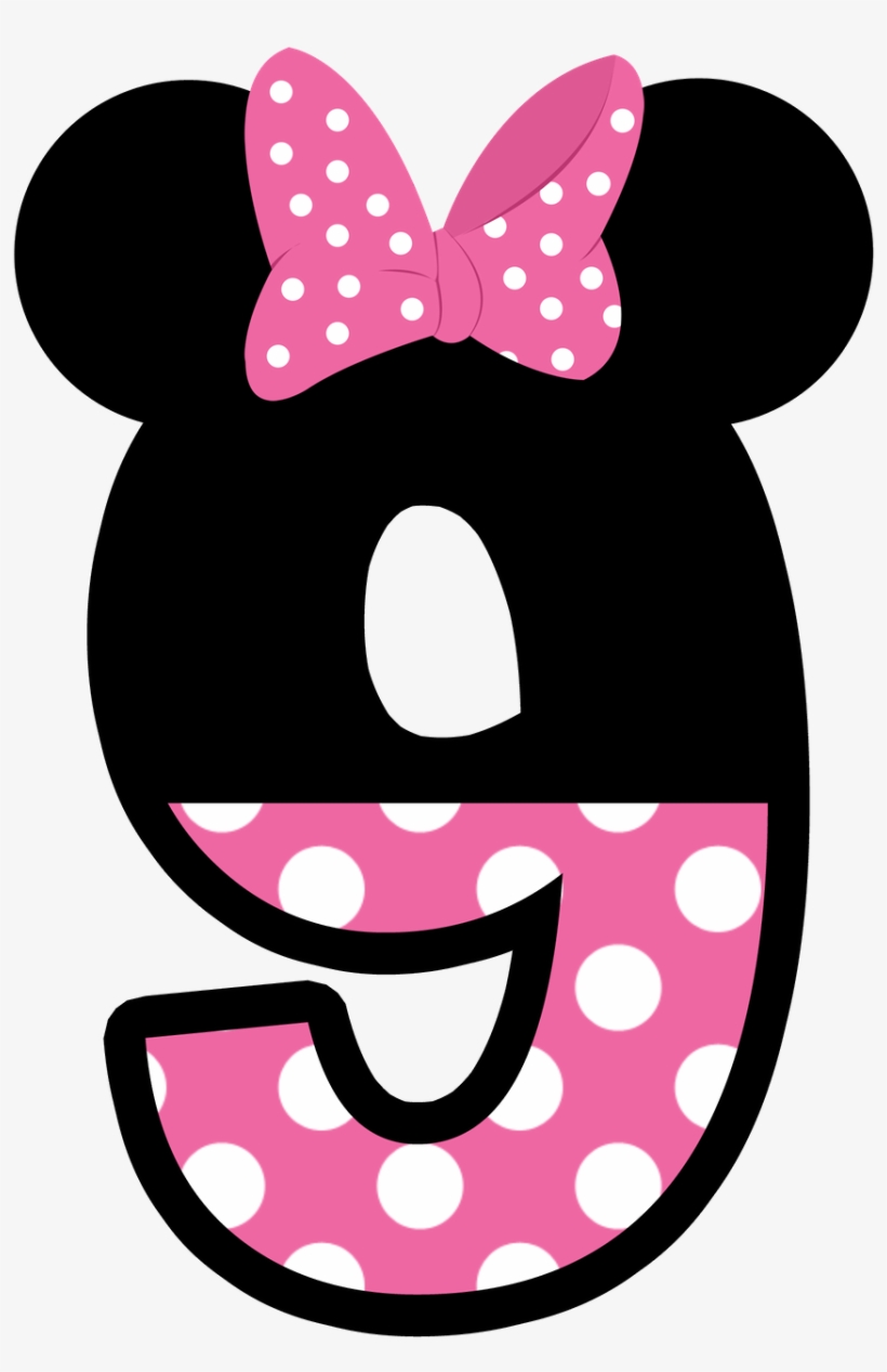 Números Tema Do Mickey E Minie Mouse - Minnie Mouse Number 6 ...