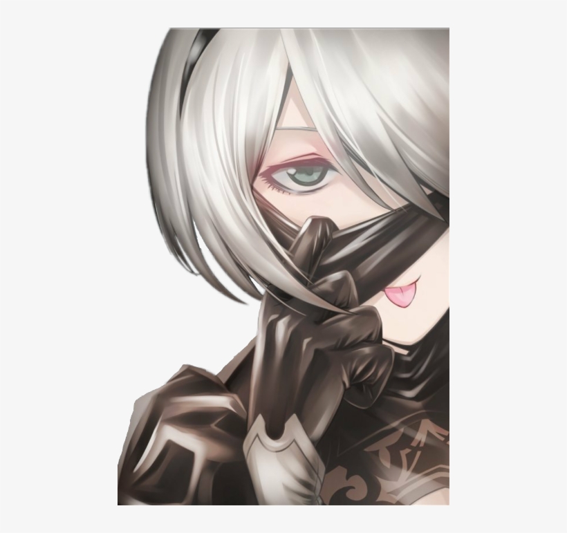 Download 2b Nier Automata Anime - HD Transparent PNG - NicePNG.com
