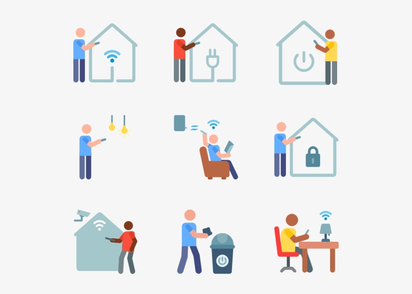 Smart Home - Home Automation Transparent PNG - 600x564 - Free Download ...