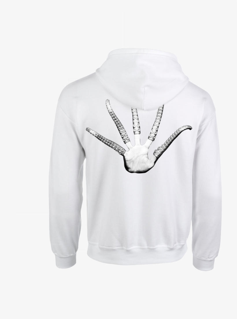 'holy' White Hoodie - Sweatshirt Transparent PNG - 819x1024 - Free ...