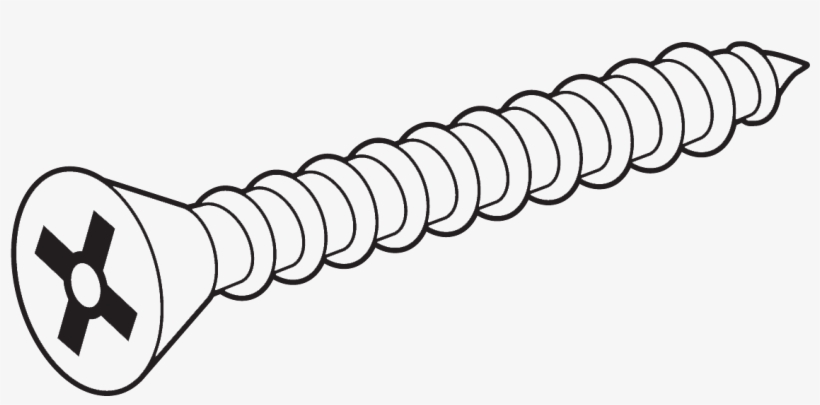 Security Screw Pinhead 1b V=1498148612 - Line Art Transparent PNG ...