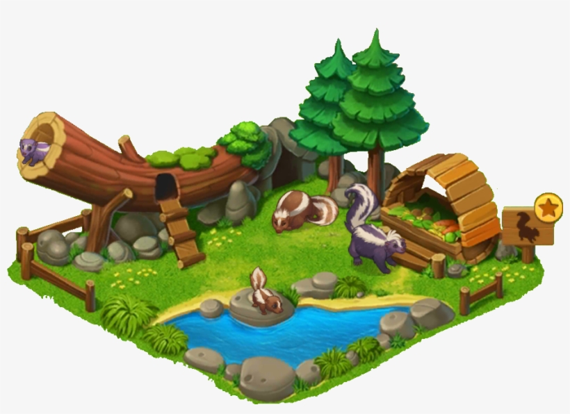 Skunk Enclosure Transparent PNG - 926x628 - Free Download on NicePNG