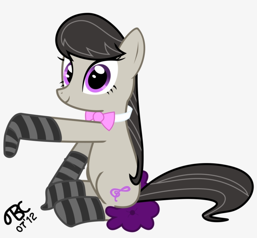 Skunk Clipart Mlp - My Little Pony Octavia Socks Transparent PNG ...