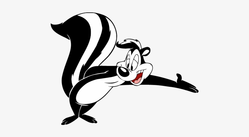 Drawing Skunk 9 - Looney Toons Characters Png Transparent PNG - 500x416 ...