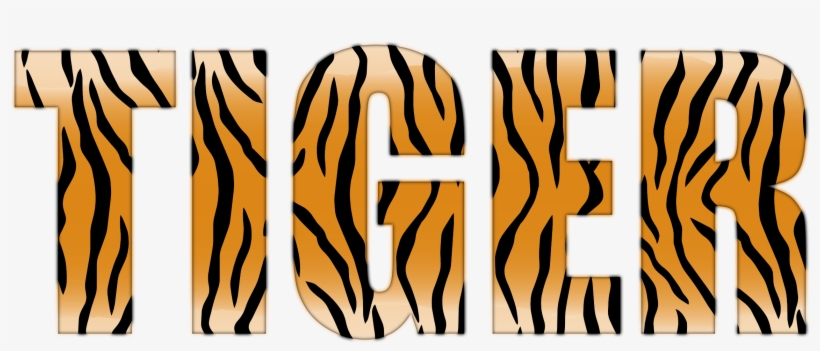 This Free Icons Png Design Of Tiger Typography - Tiger Png Transparent ...