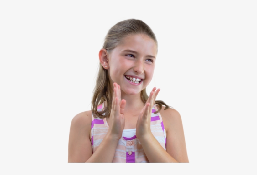 Young Girl Transparent - Girl Clapping Png Transparent PNG - 640x480 ...
