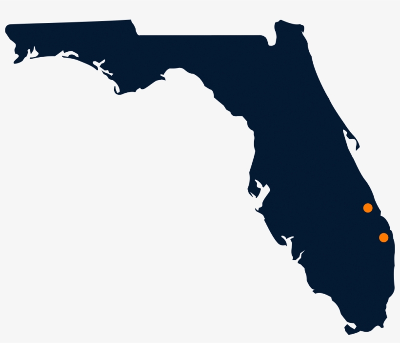 Florida - Florida Map Cut Out Transparent PNG - 1018x823 - Free ...