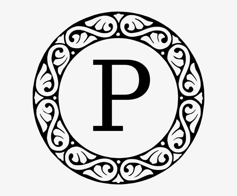 Monogram Letter P Png Clip Art Transparent PNG - 594x598 - Free ...