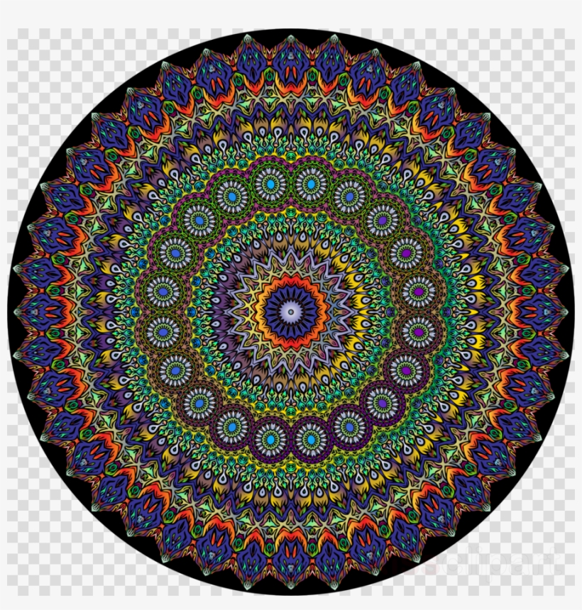 Psychedelic Mandala Png Clipart Mandala Clip Art - Mandala Psychedelic ...