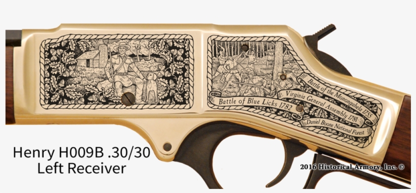 Daniel Boone Limited Edition Engraved Rifle - Lineman Edition Henry ...