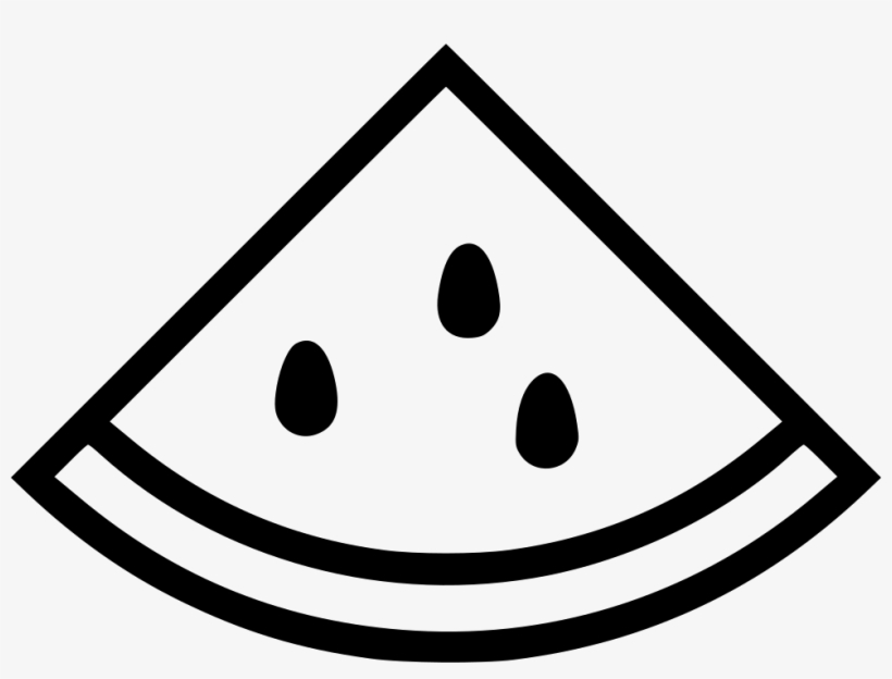 Watermelon Clip Art Black And White