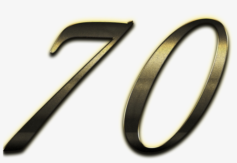 70 Number 3d Shining Png - Emblem Transparent PNG - 1052x700 - Free ...