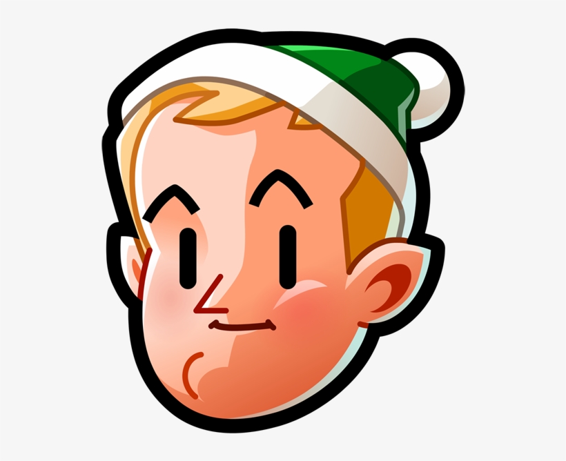 Elf Elf Face Head Holiday Noel Christmas Logo Icon Transparent PNG ...