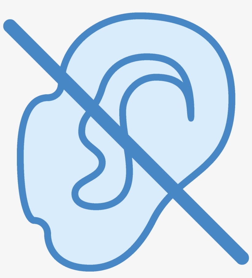 It Is A Human Ear With The Person's Head Not Visible - Not Hearing ...