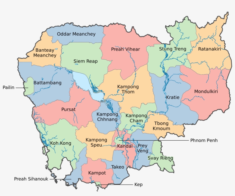 Cambodia Map Transparent PNG - 1280x971 - Free Download on NicePNG