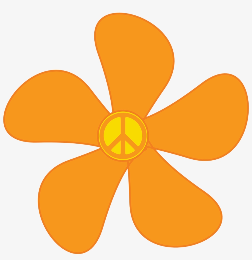 1960s Flower Power Clip Art Transparent PNG - 2111x2111 - Free Download ...