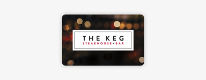 The Keg Gift Card Montlhy Prize - Keg Transparent PNG - 378x400 - Free ...