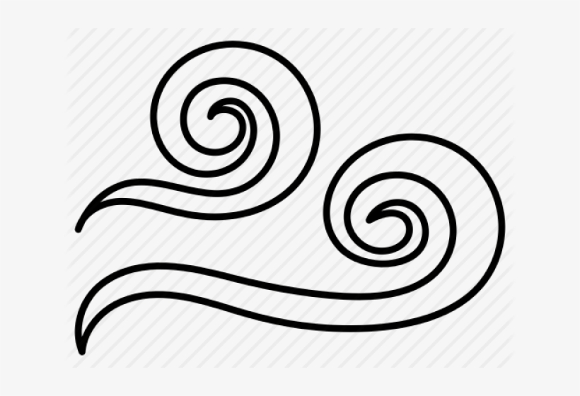 Download Pictures Of Wind Blowing - Line Art - HD Transparent PNG ...