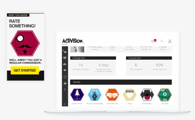 Activision Support Badges - Multimedia Software Transparent PNG ...