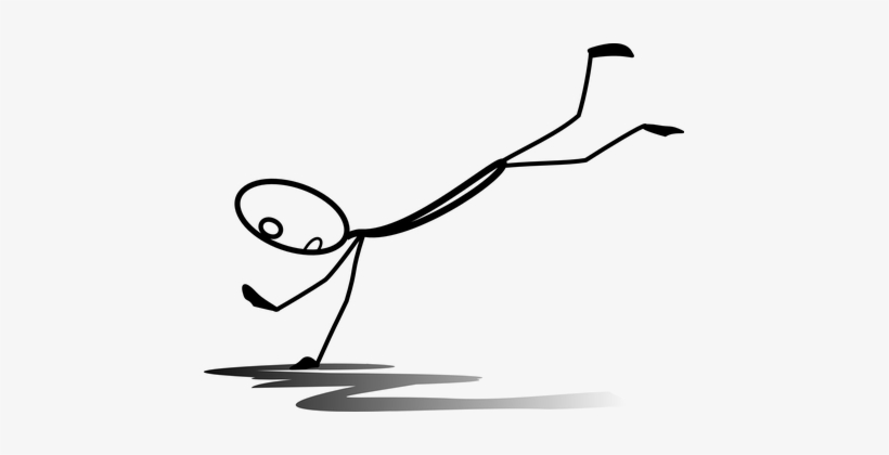 Falling Tripping Stickman Stick Figure Mat - Stick Figure Falling ...