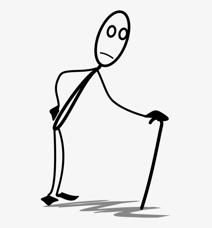 Old Stickman Svg Clip Arts 378 X 600 Px Transparent PNG - 378x600 ...