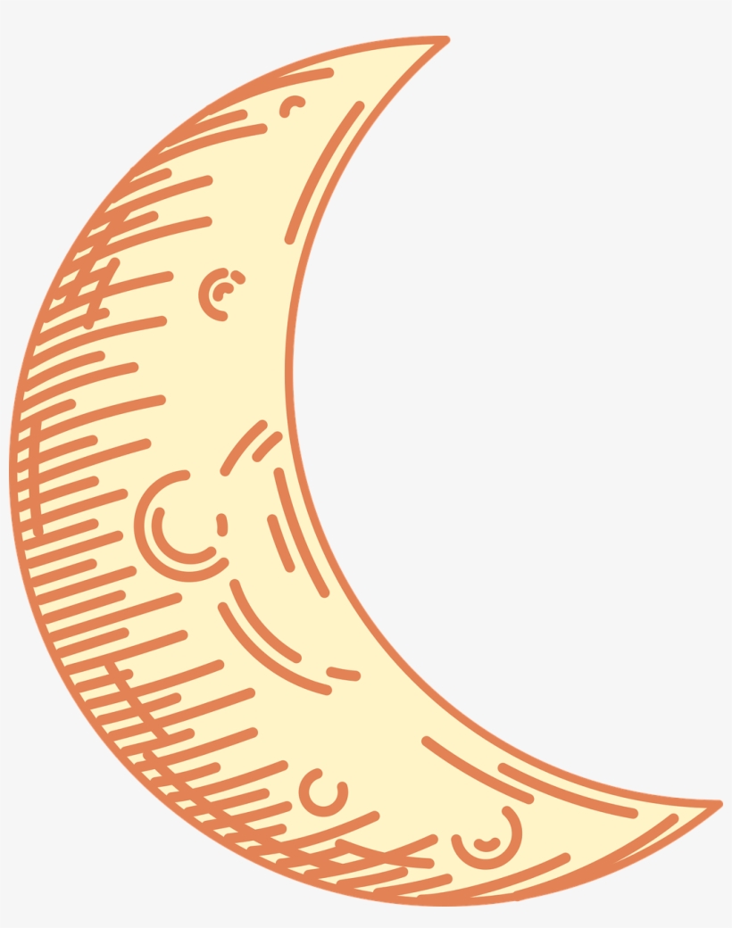 Crescent Moon - Transparent Crescent Moon Gold Transparent PNG ...