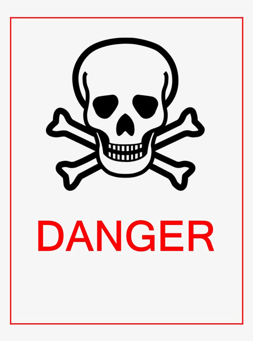 Skull And Crossbones Danger Sign