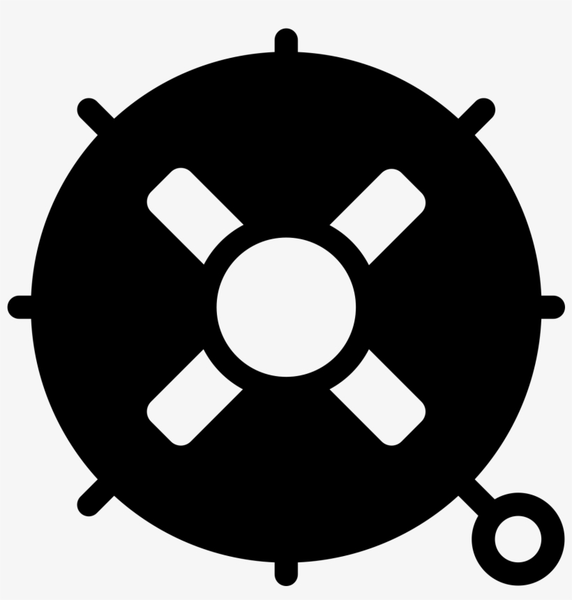 Land Mine Filled Icon - Black Circle Transparent PNG - 1600x1600 - Free ...