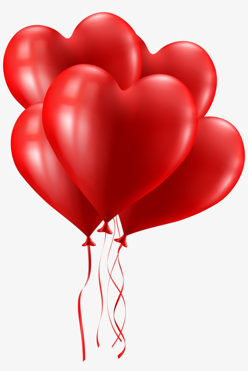 Valentine's Day Heart Balloon Transparent PNG - 5521x8000 - Free ...