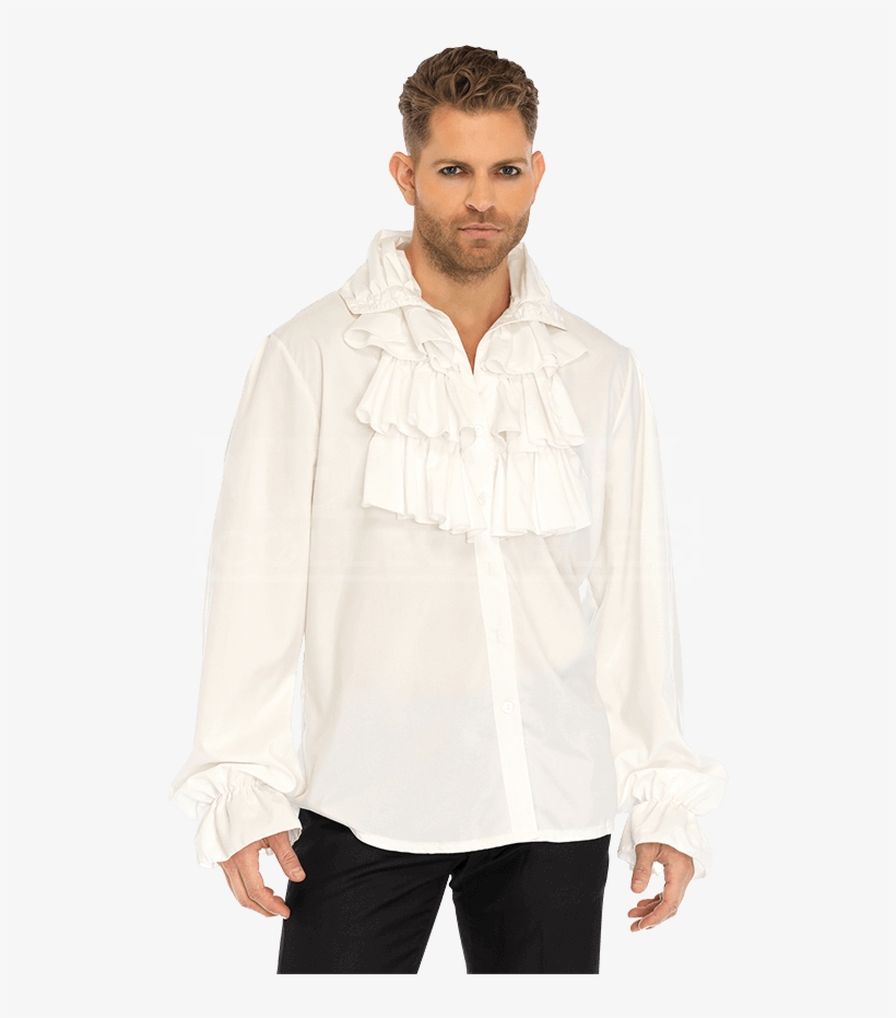 Men's Ruffled Pirate Shirt Transparent PNG - 850x850 - Free Download on ...