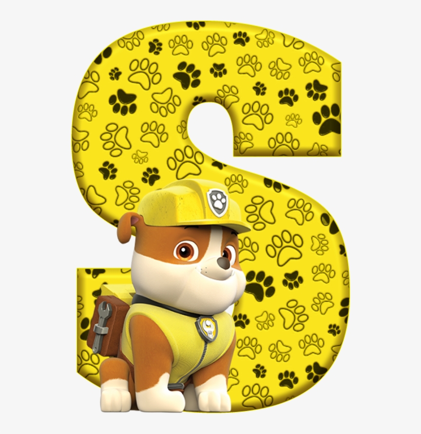 s* ** *de Alfabeto Decorativo - H Paw Patrol Transparent PNG - 544x765 ...