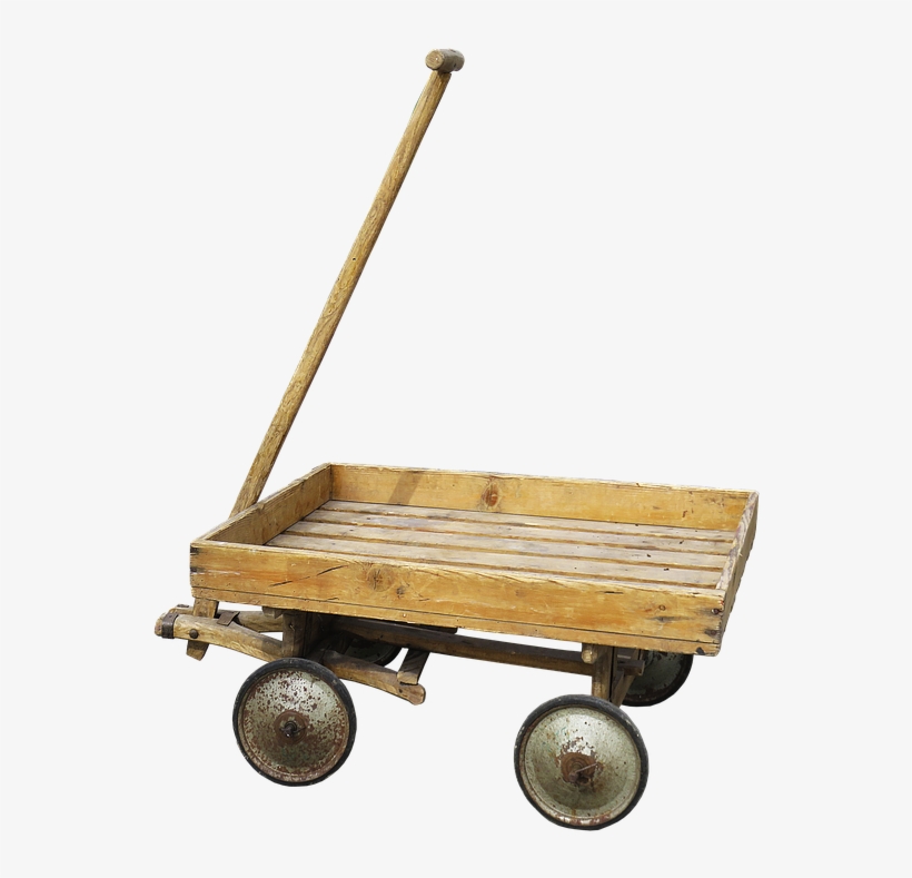 Stroller, Handcart, Cart, Wood Car, Wooden Cart - Cart Transparent PNG ...