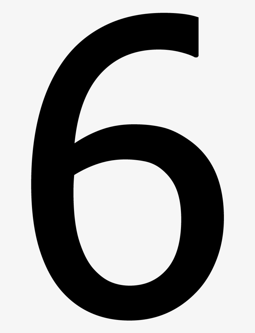 Download 6 Png Image - Number 6 Transparent Background - HD Transparent ...