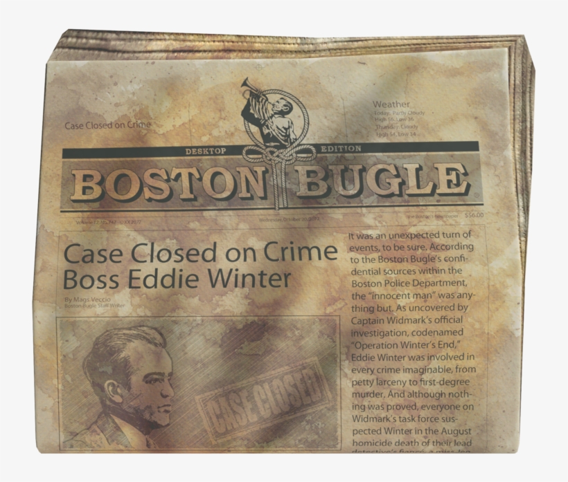 Boston Bugle - Commemorative Plaque Transparent PNG - 1200x756 - Free ...