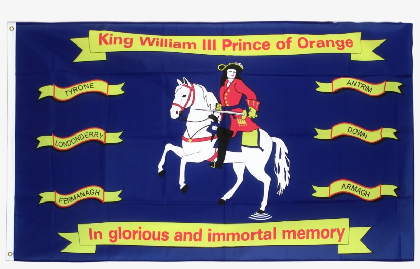 King William Of Orange - 5'x3' Flag Northern Ireland King William ...