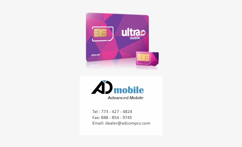 Ultra Mobile 12-month International Plan With 3-size Transparent PNG ...