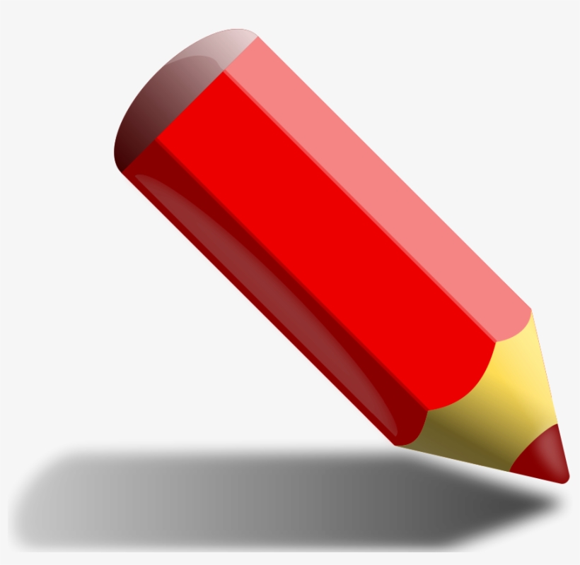 Red Pencil Clipart Png Transparent PNG - 600x581 - Free Download on NicePNG