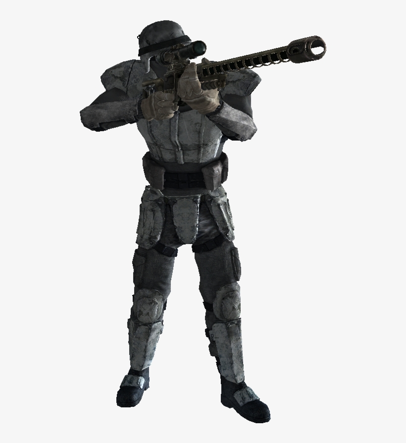 Fo3oa American Sniper - Fallout Soldiers Transparent PNG - 594x850 ...