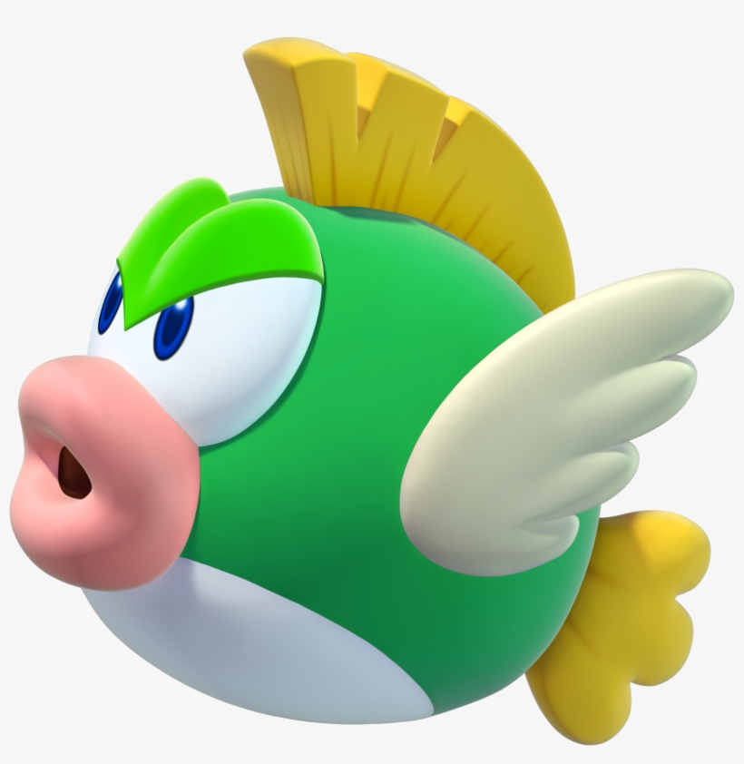 New Super Mario Bros - Cheep Cheep Mario Bros Transparent PNG ...