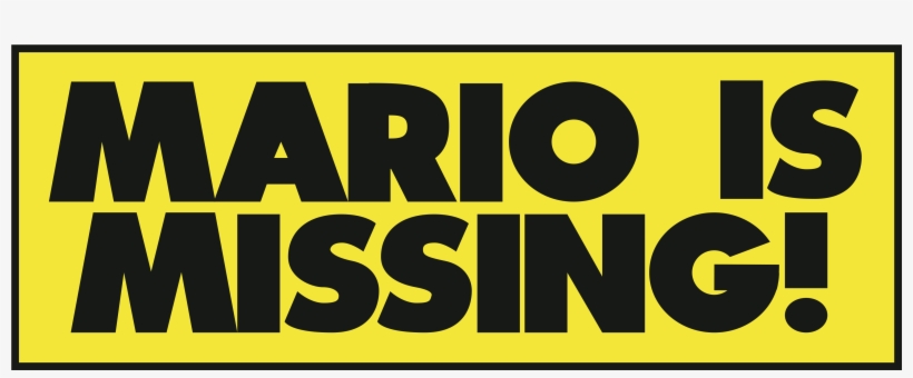 Clear Logo Mario Is Missing - Nintendo Mario Is Missing ( Dos ...