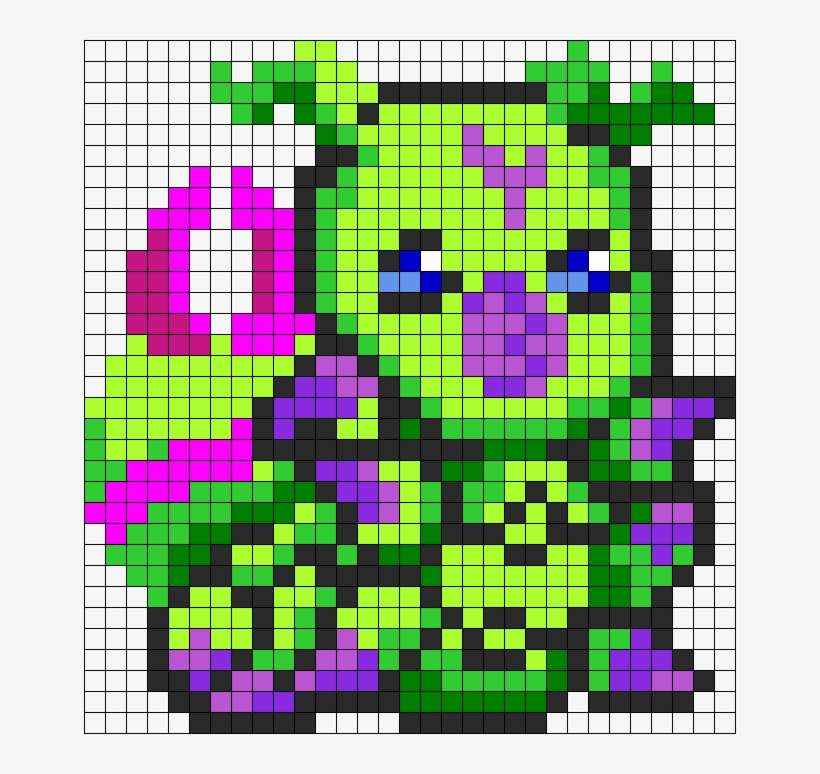 Digimon Wormmon Perler Bead Pattern / Bead Sprite - Bead Transparent ...