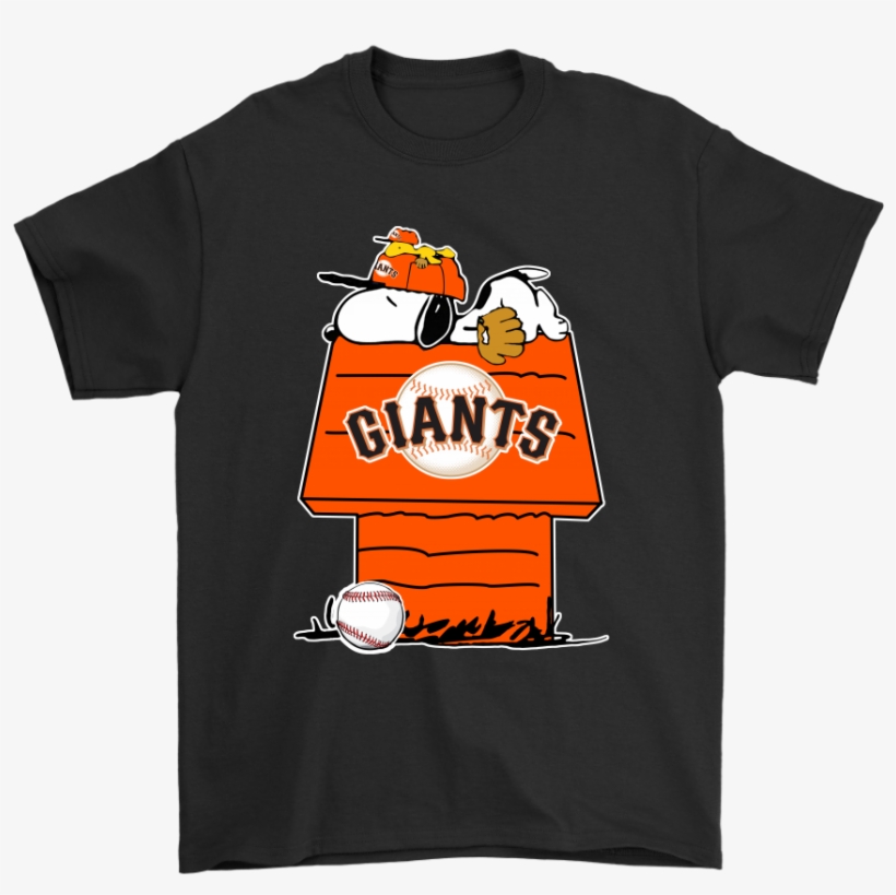 San Francisco Giants Snoopy And Woodstock Resting Together - Snoopy ...