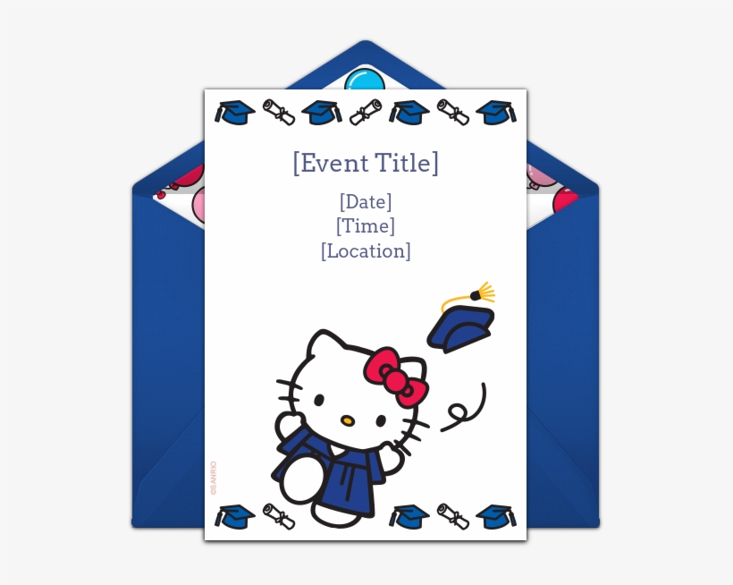 Graduation Clipart Hello Kitty - Hello Kitty Graduation Day Transparent ...