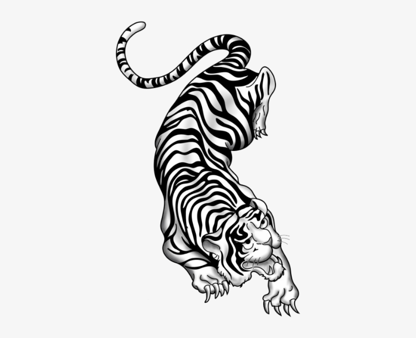 Png Transparent Download Drawing Tiger Ink - Tribal Tiger Transparent ...