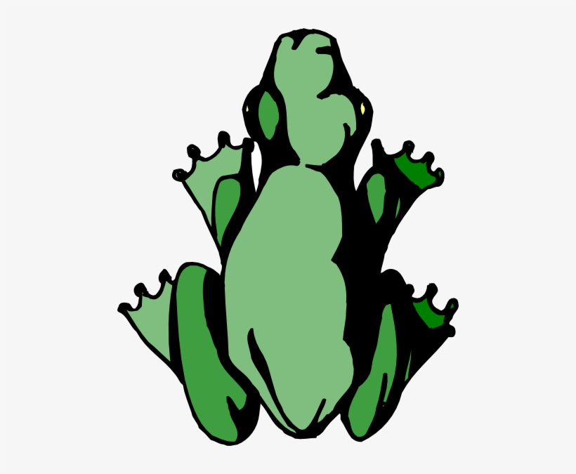 How To Set Use Green Frog Top View Svg Vector Transparent PNG - 486x595 ...